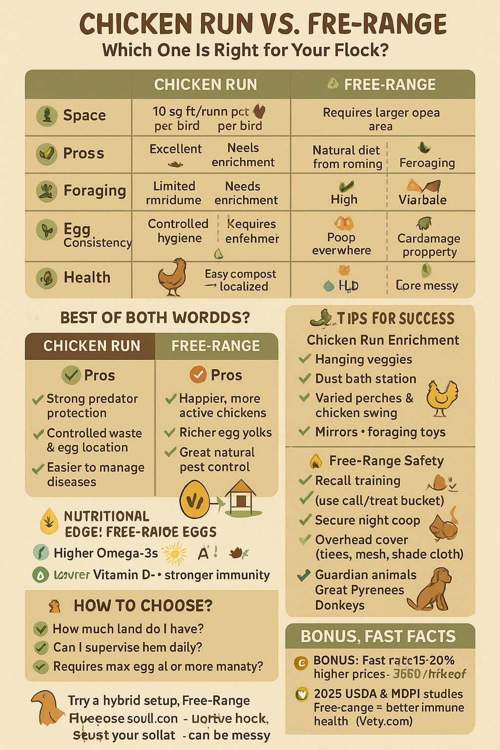 Chicken Run Vs. Free-Range: Pros, Cons & What’s Best For You