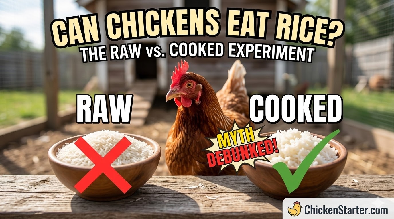 Can Chickens Eat Rice? Raw Vs Cooked — Myth Debunked (2026)